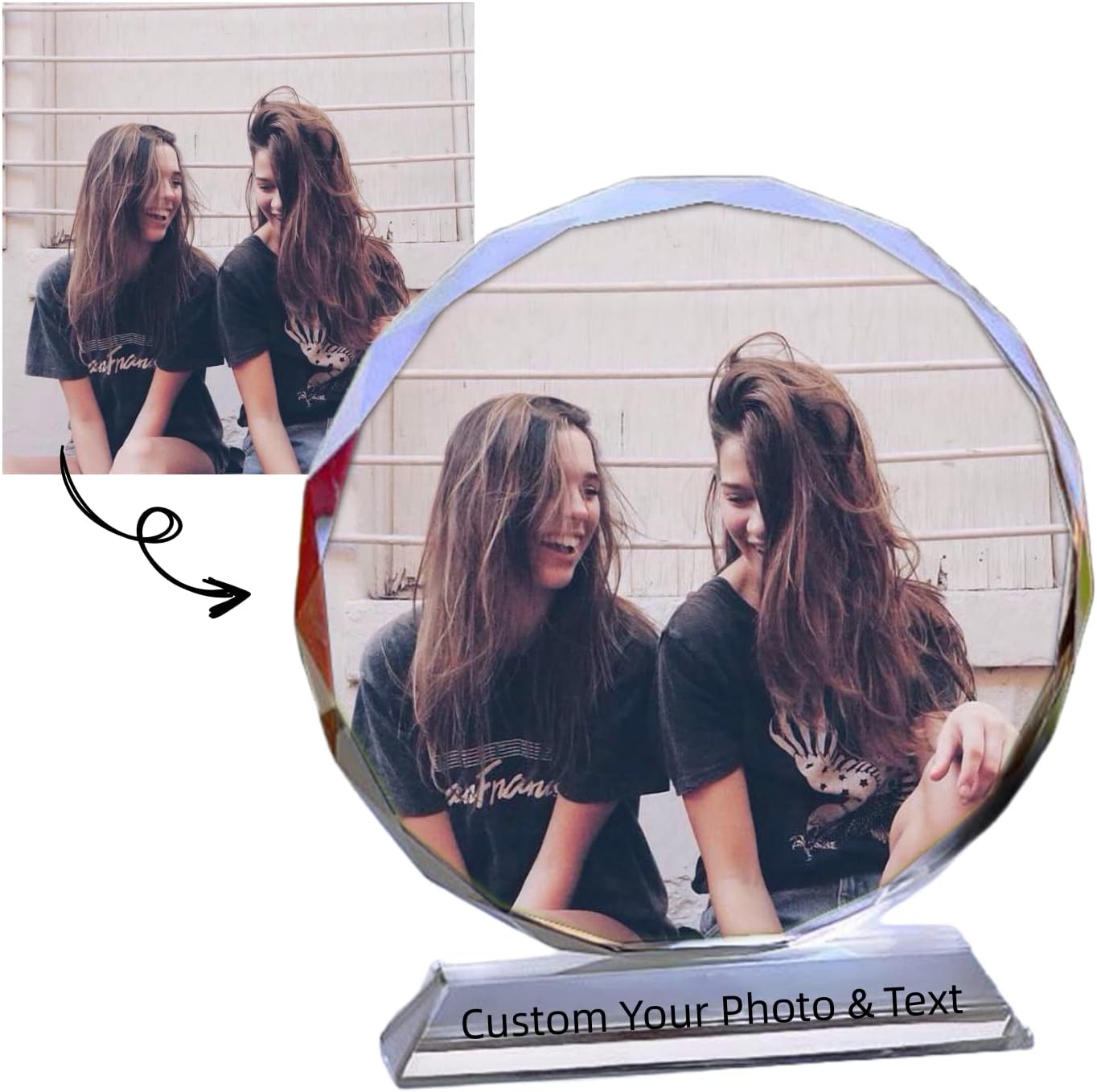 LG LOUIS GARDEN Foto de cristal personalizada, regalos personalizados ...