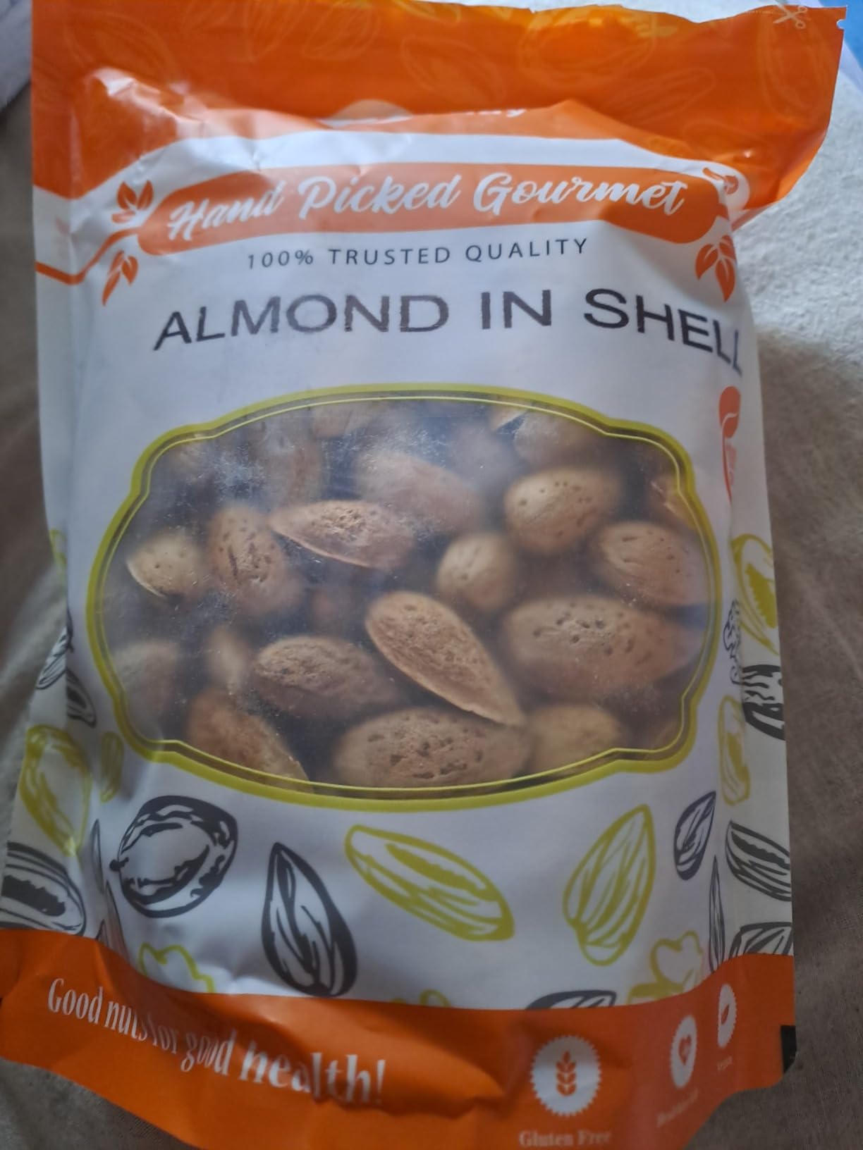 5 A Day Kashmiri Almond With Paper Shell (Kagzi Badaam) 500g | Almonds ...