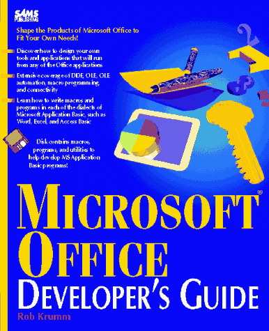 Microsoft Office Developer's Guide (Sams Developer's Guide): Krumm, Rob ...