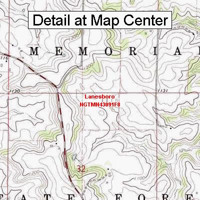 Amazon.com : USGS Topographic Quadrangle Map - Lanesboro, Minnesota ...