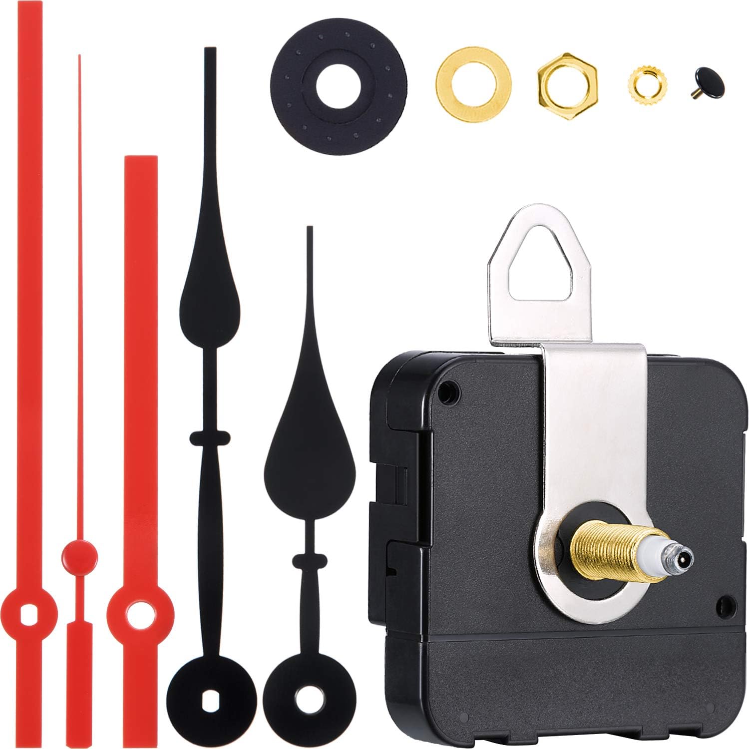 Amazon.com: High Torque Long Shaft Clock Movement Mechanism with 2 ...