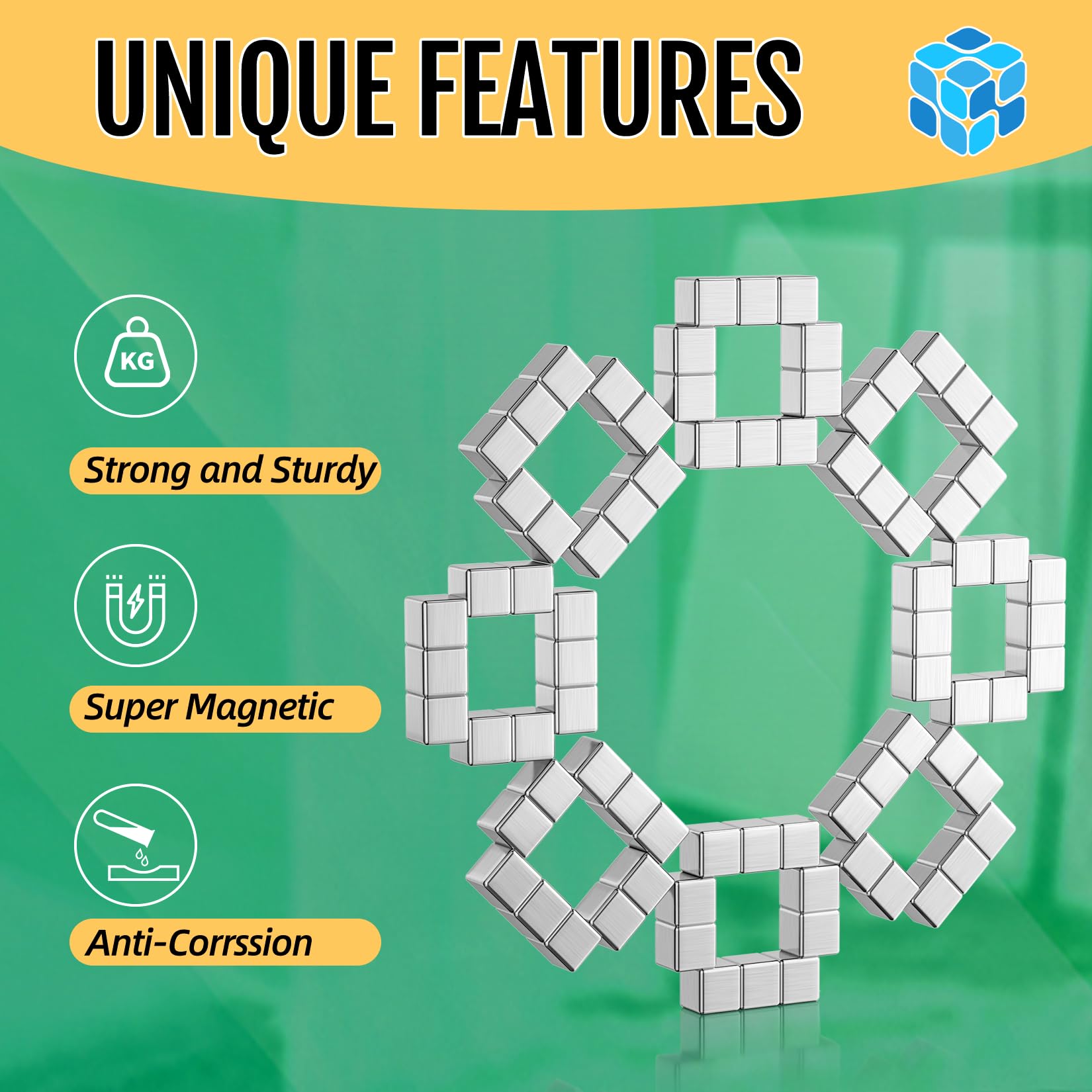 Snapklik.com : Rare Earth Magnets, Cube Neodymium Magnet,Small Magnets ...