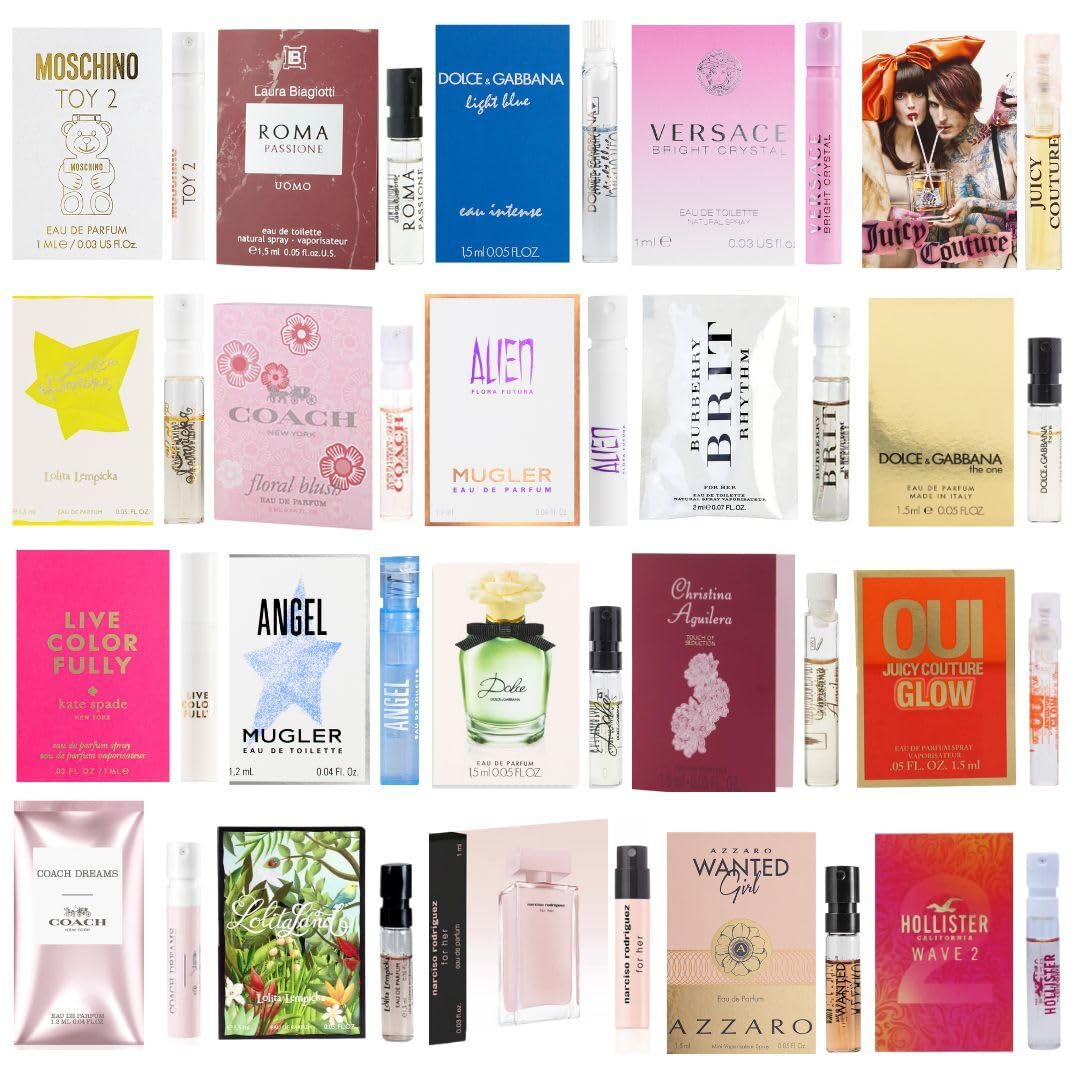 Amazon.com : Infinite Scents Perfume Sampler Set for Women - 8 Designer ...