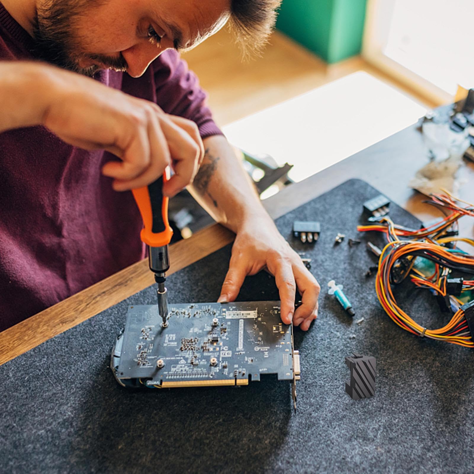 Buy Graphics Card Connector, GPU Supply HPWR, GPU Connector 600W 12V ...