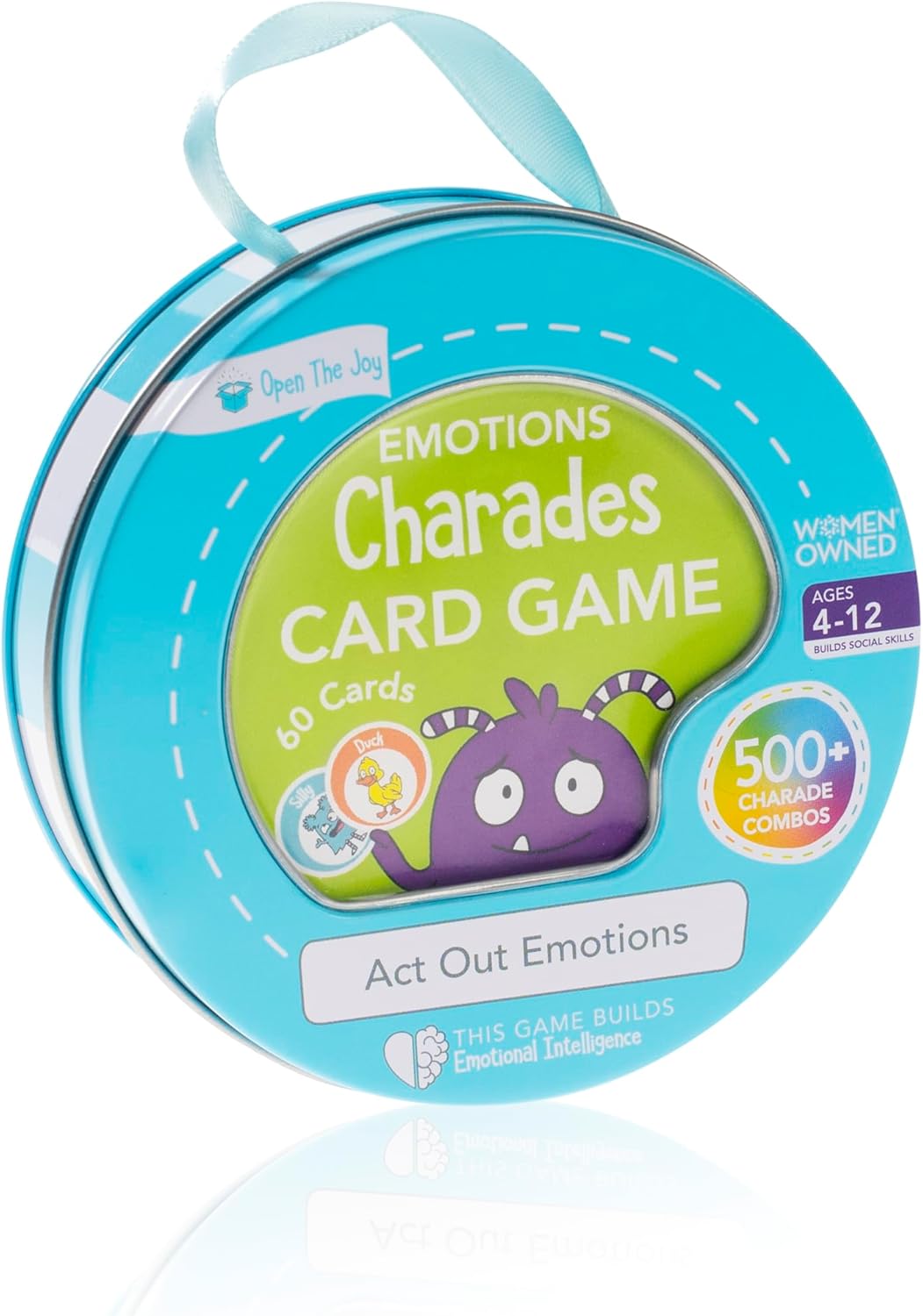 Amazon.com: Open The Joy - Emotions Charades Card Game for Kids, Family ...