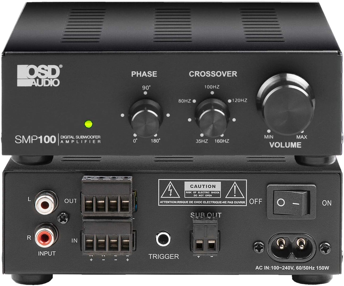 Amazon.com: OSD SMP100 Subwoofer Amplifier 100W Class D Digital ...