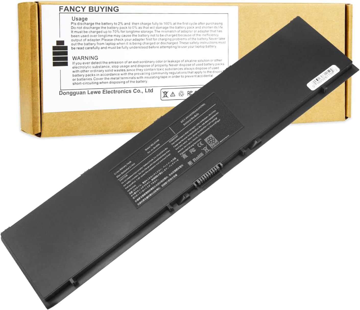 Amazon.com: DELL 3RNFD 7.4V 54Wh 4-Cell Battery replaceable Dell ...