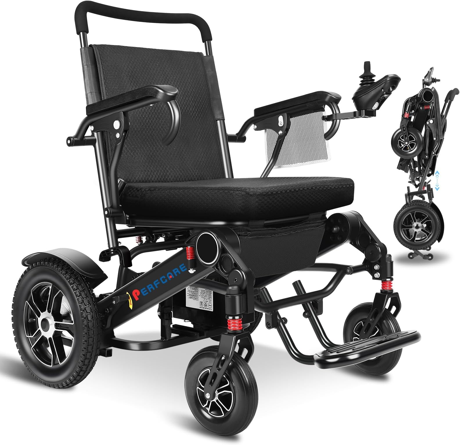 Amazon.com: VERPAL Electric Wheelchair, Lightweight 36.3 lbs, Foldable 180W Motor Power, 10AH ...