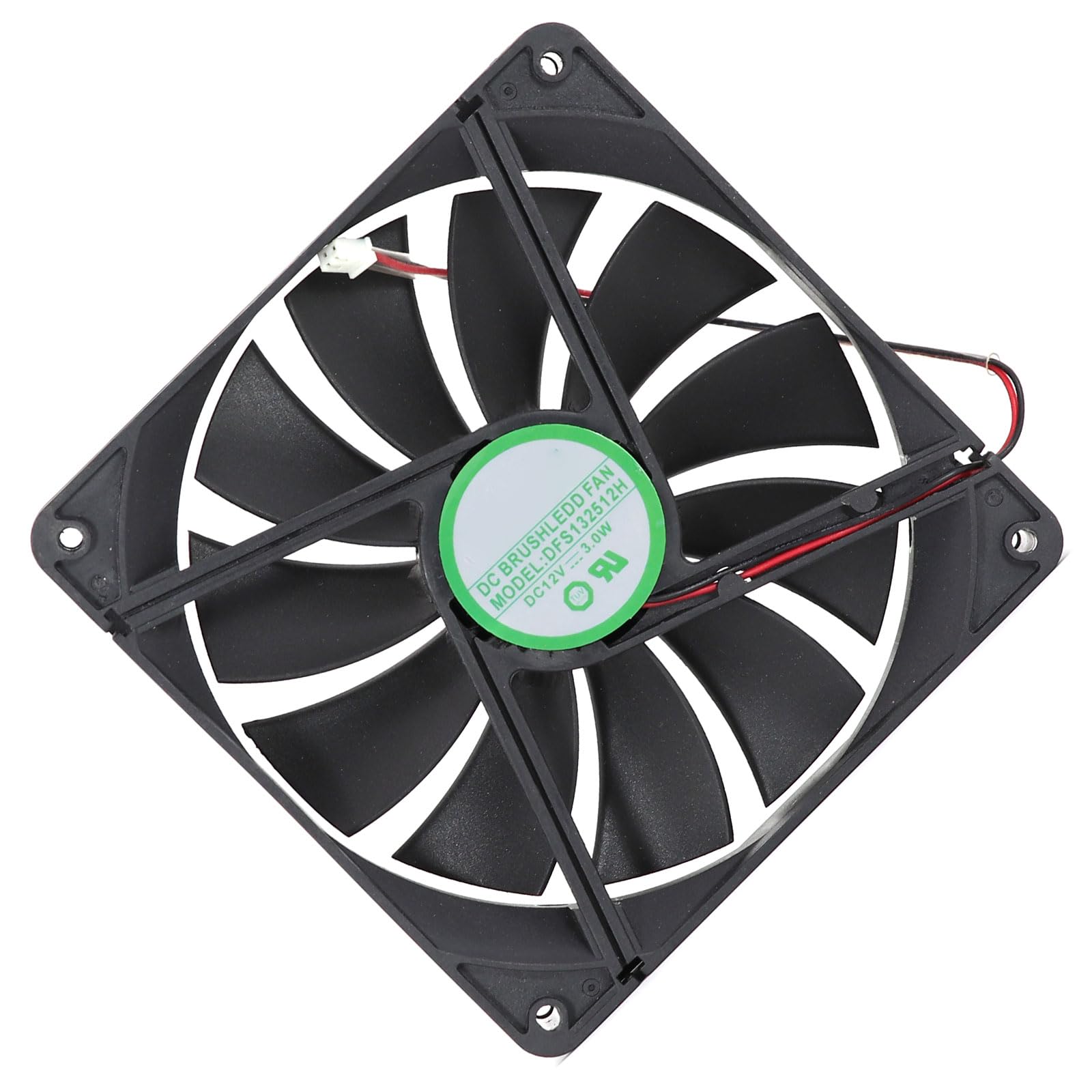 Amazon.com: DFS132512H 12V 3W 0.25A 2 Wires 13525 2200RPM 135mm X 135mm ...