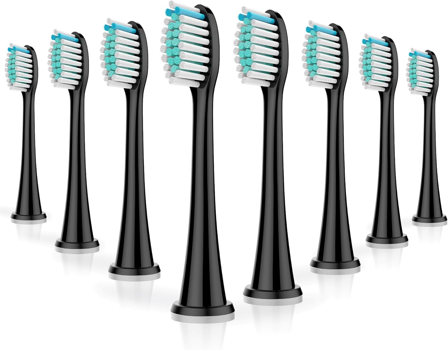 Amazon.com : BUKURII Toothbrush Replacement Heads Compatible with ...