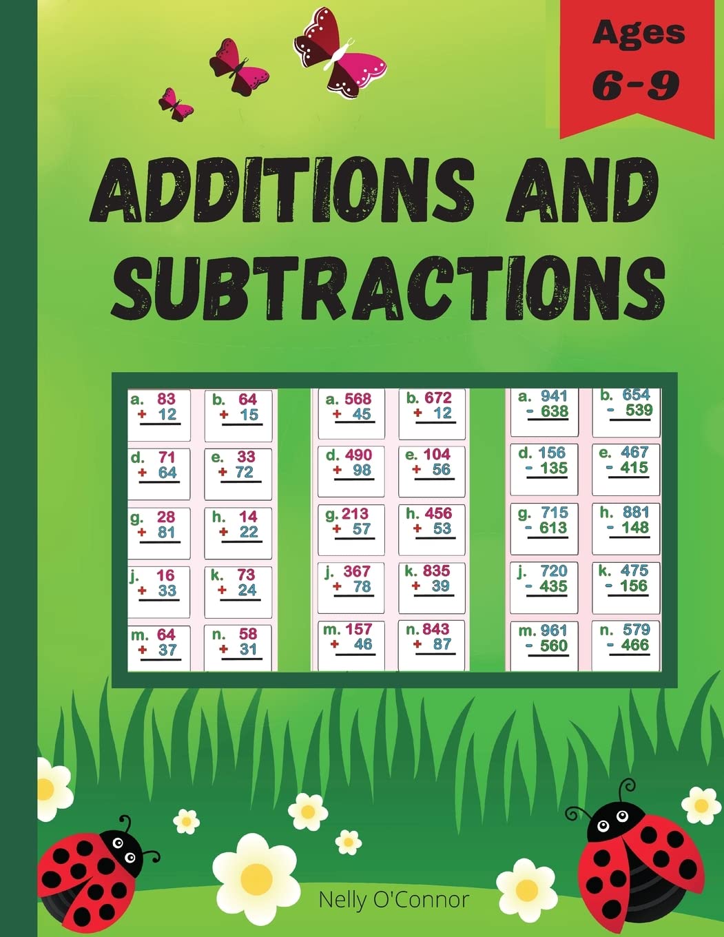 Additions and Subtractions: Amazing Activity Book Double Digit, Triple ...