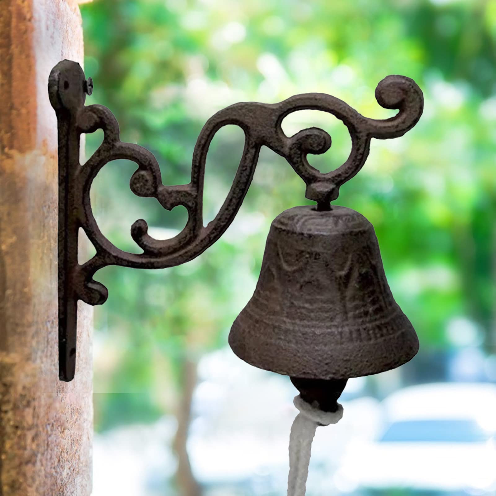 Cast Iron Bells Displayed Cast Iron Bell Campana Feng Shui Furin