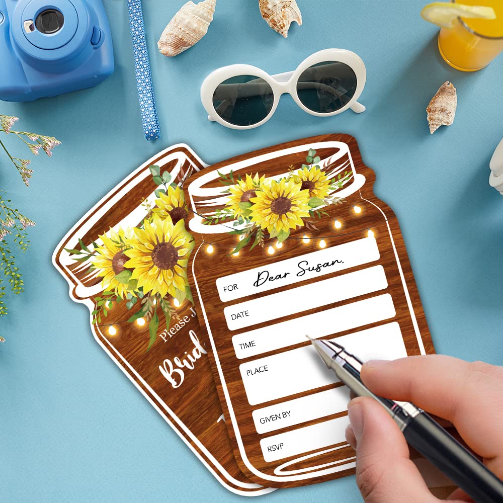 Invitations D'anniversaire En Pot Mason