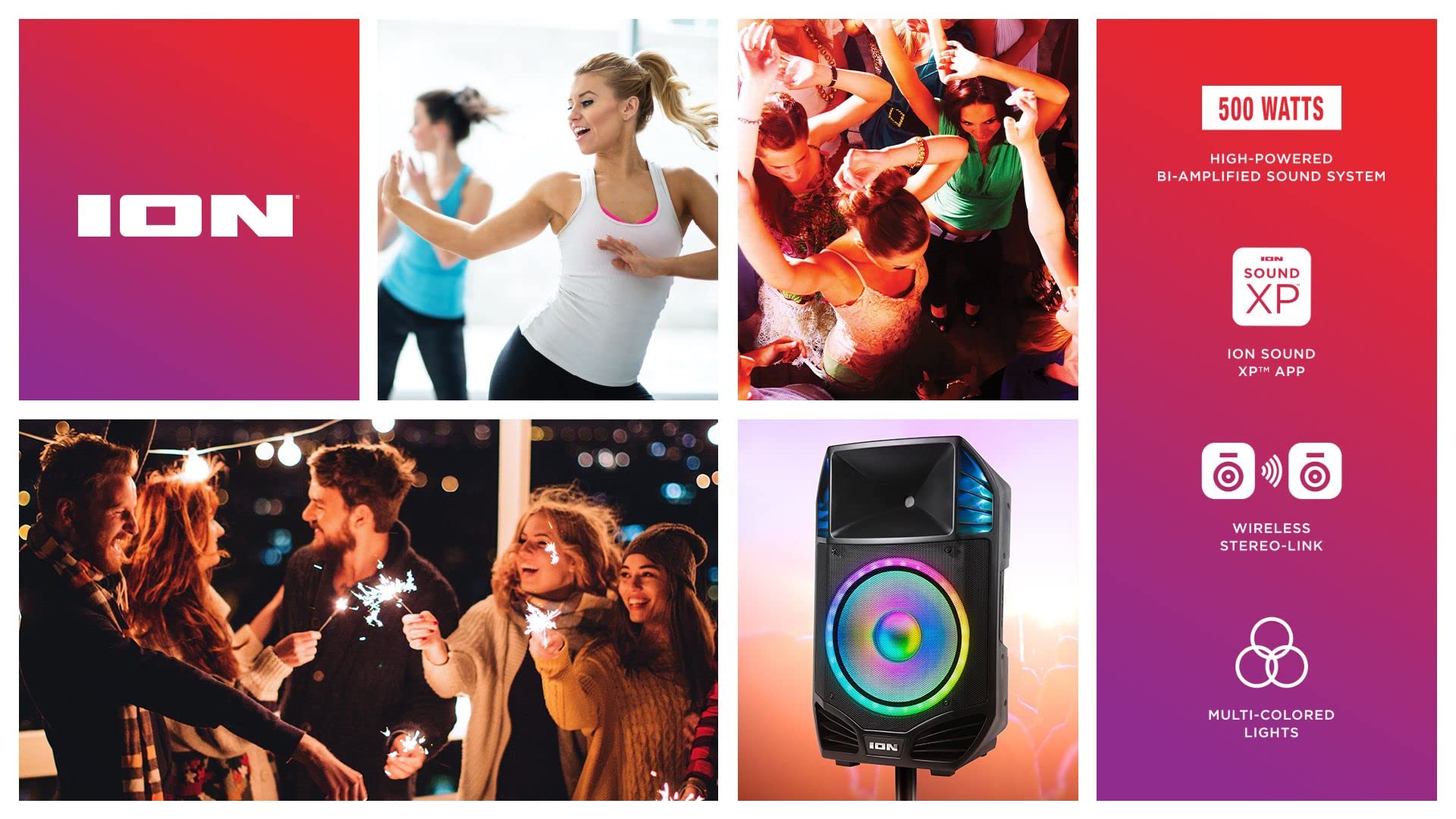 Snapklik.com : Ion Total PA Premier 500-Watt Party Speaker - Robust ...