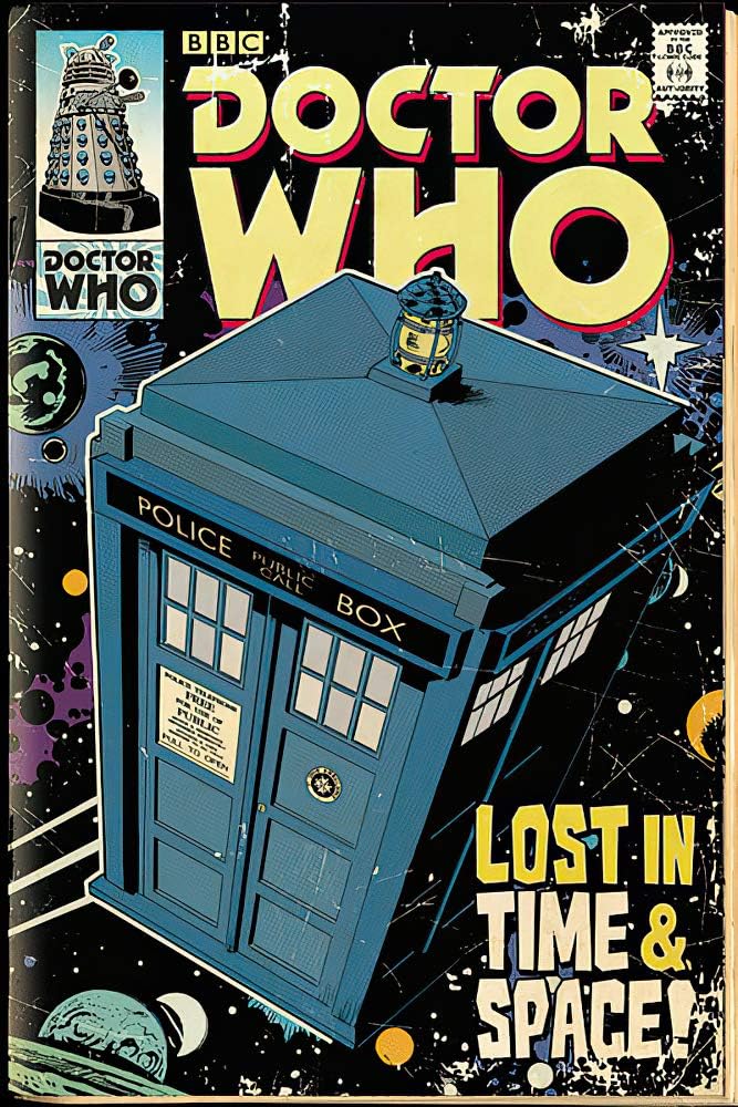 Amazon.com: POSTER STOP ONLINE Doctor Who - Glow in The Dark TV Show ...