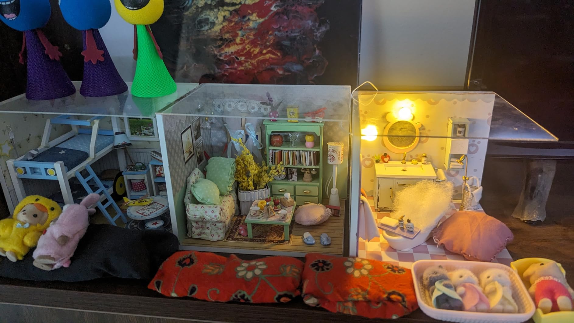 Buy DIY Dollhouse Kit - Do It Yourself Dollhouse Miniature Kit with ...