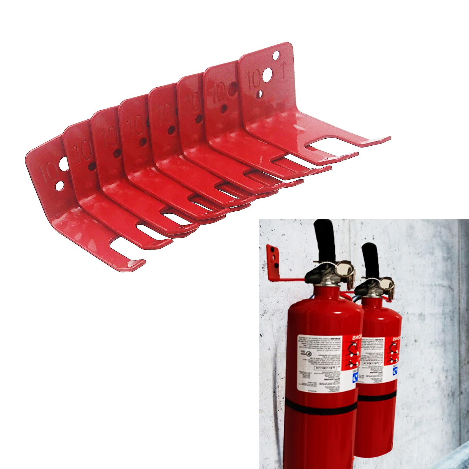 Snapklik.com : Fire Extinguisher Mounts & Brackets,8 Pack Fire ...