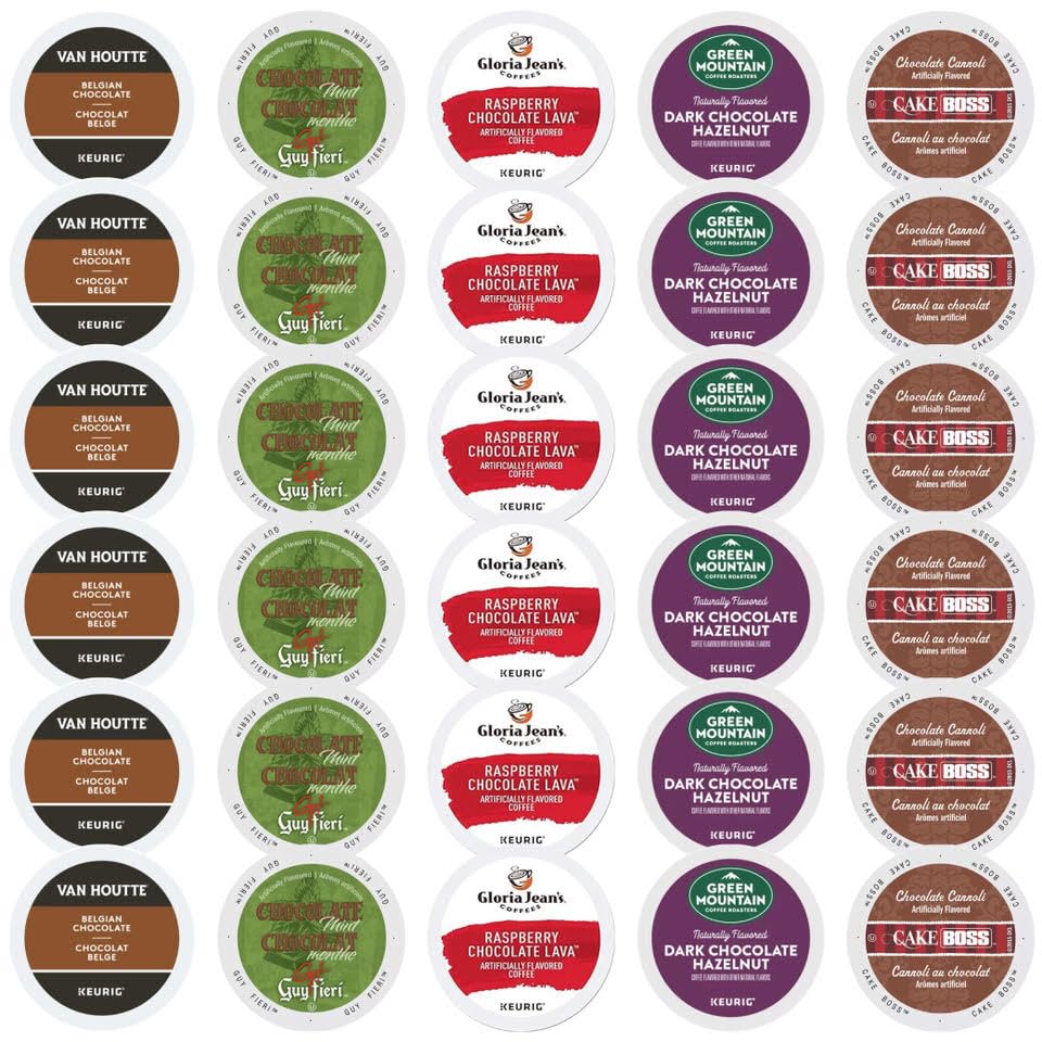 Amazon.com: Premium Chocolate Coffee Lover's K-Cup Variety Pack (30ct ...