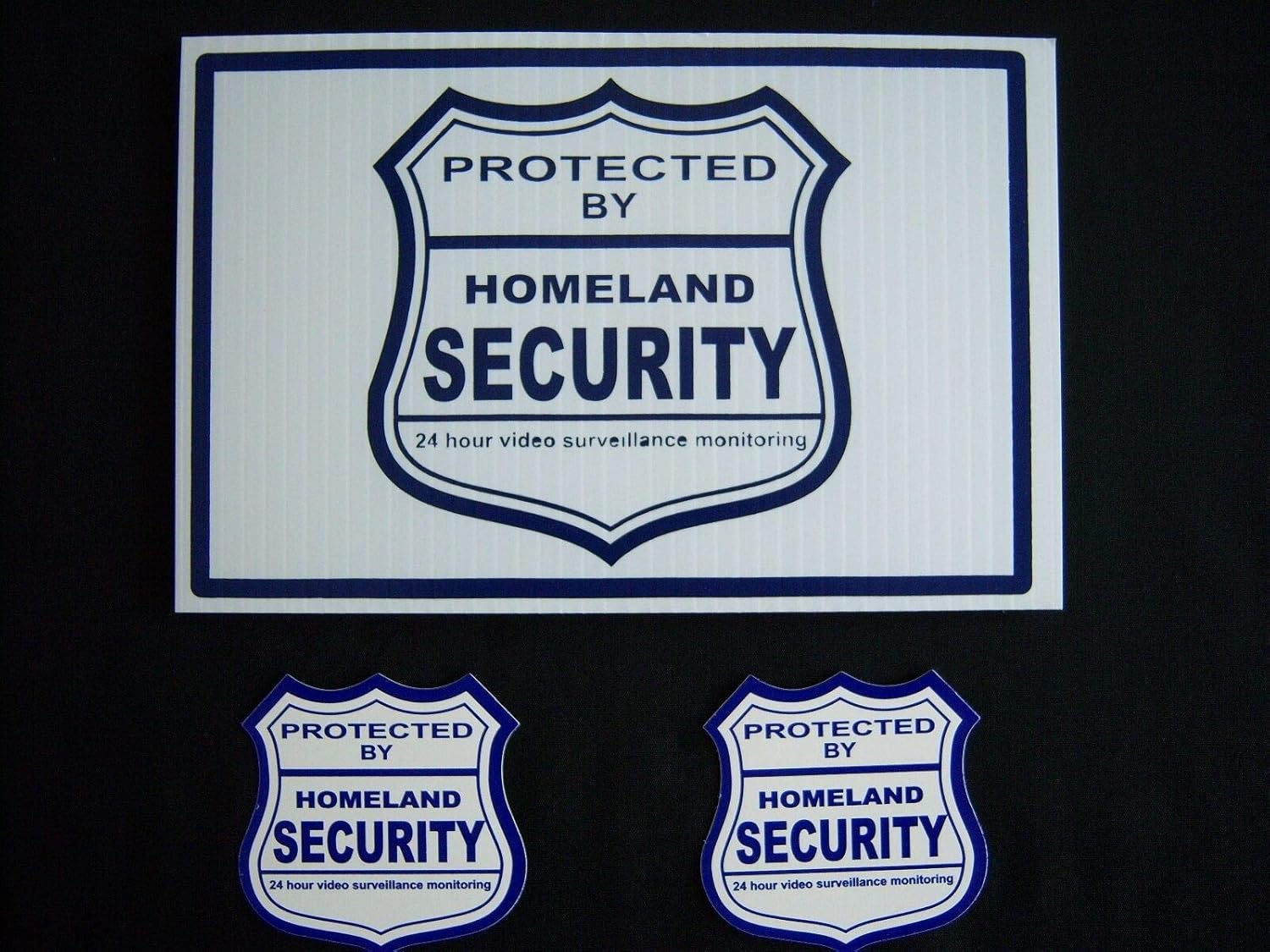 Amazon.com: HOMELAND SECURITY 1 Sign + 2 Decals - .#PS-410: Photographs