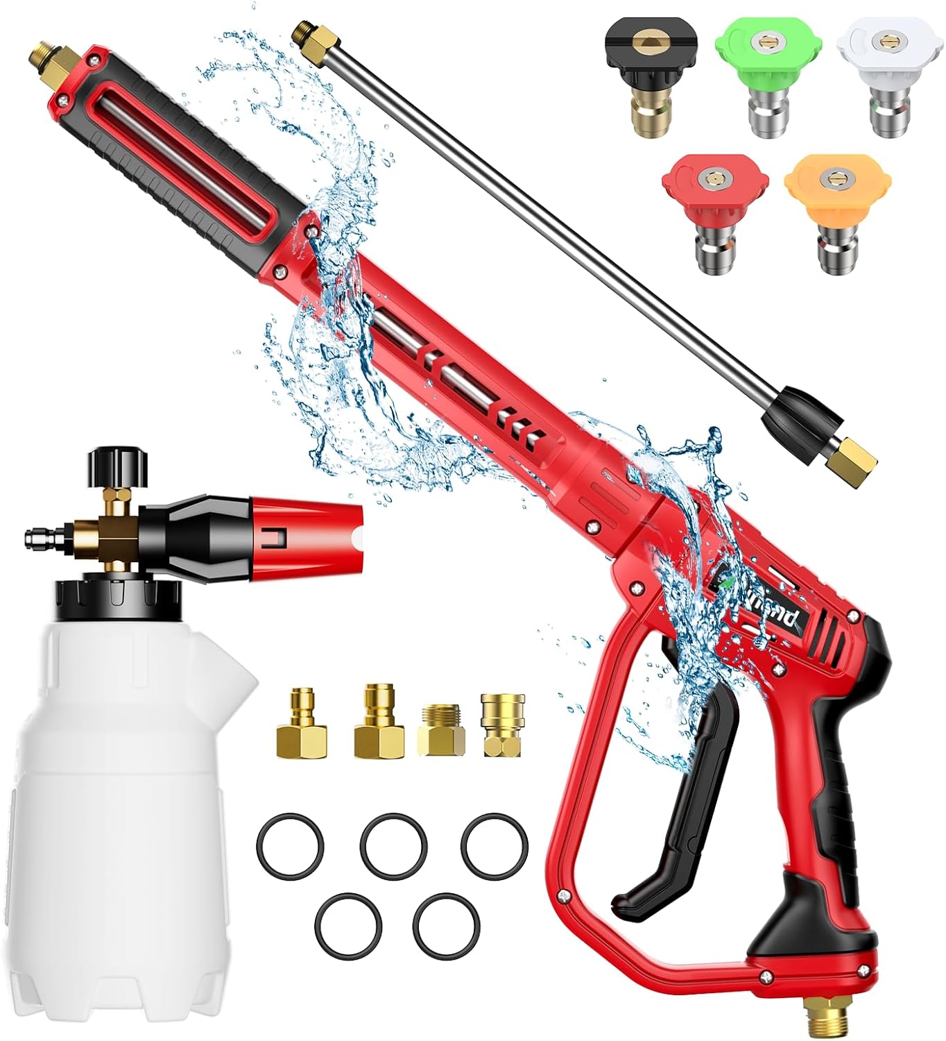 Amazon.com: Aihand Pressure Washer Sprayer with Foam Dispenser 1L ...