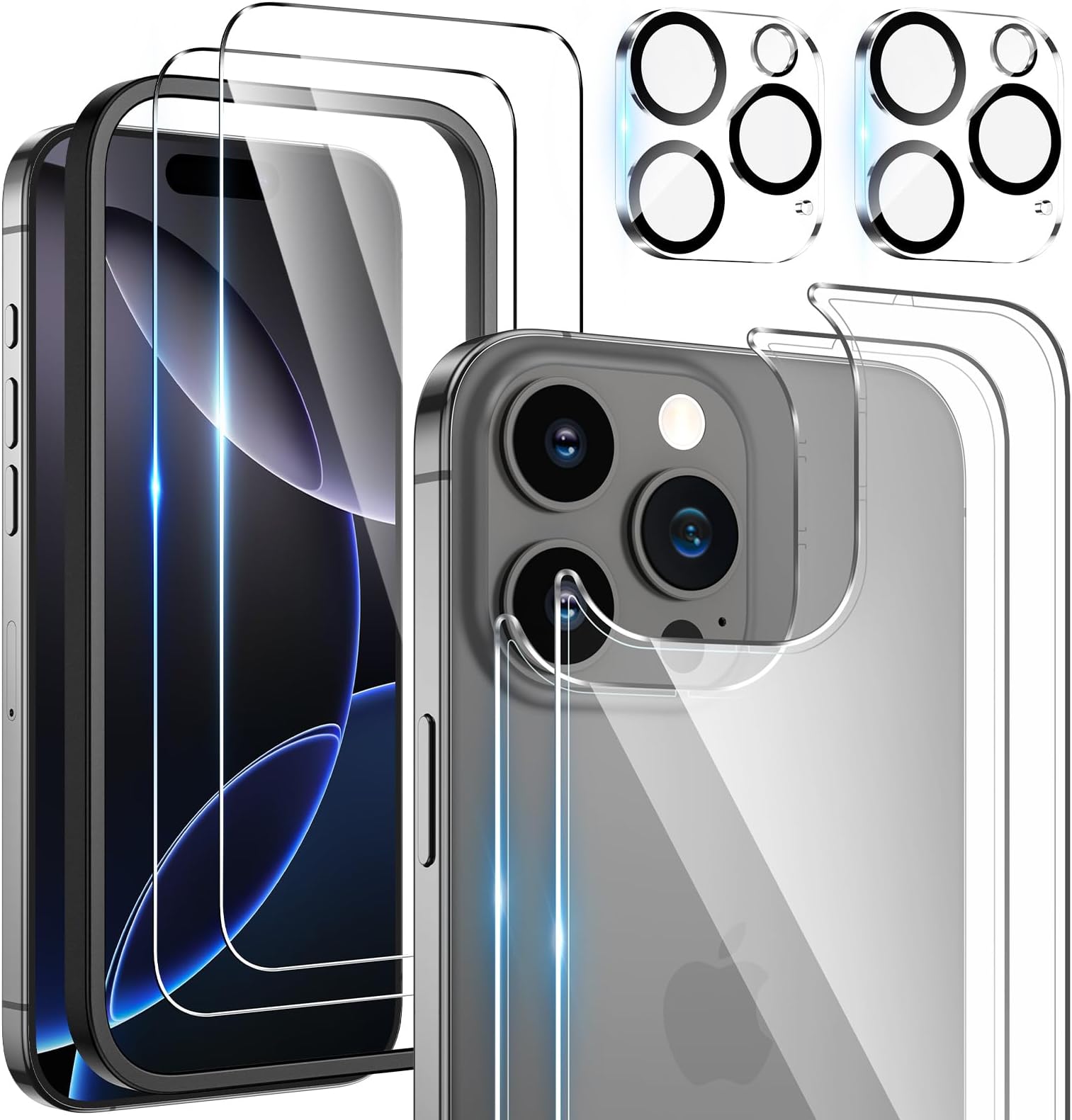 Amazon.com: Maxdara [Upgrade [6 in 1] for iPhone 16 Pro Max Screen ...