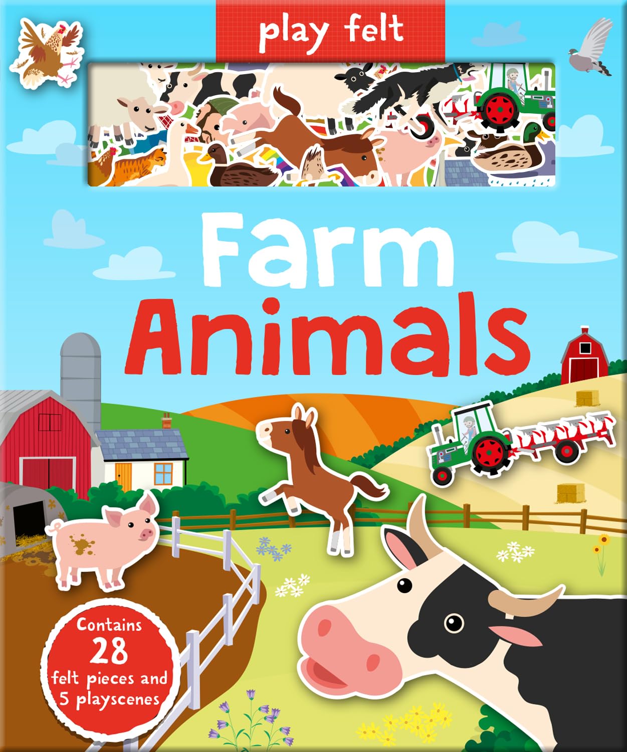 Play Felt Farm Animals (Soft Felt Play Books): Lily, Amber, Crisp, Dan ...
