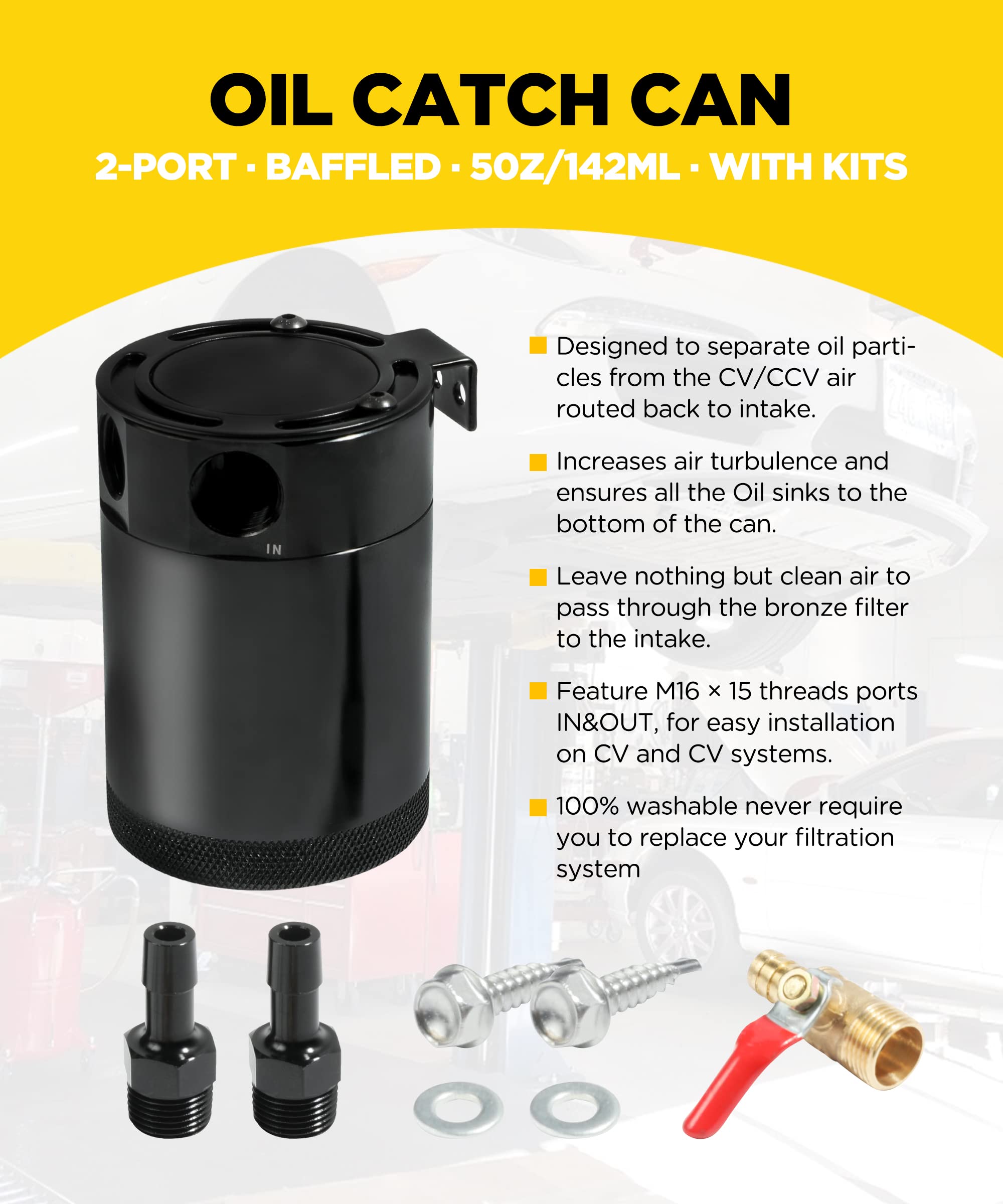 Snapklik.com : AOCISKA Oil Catch Can