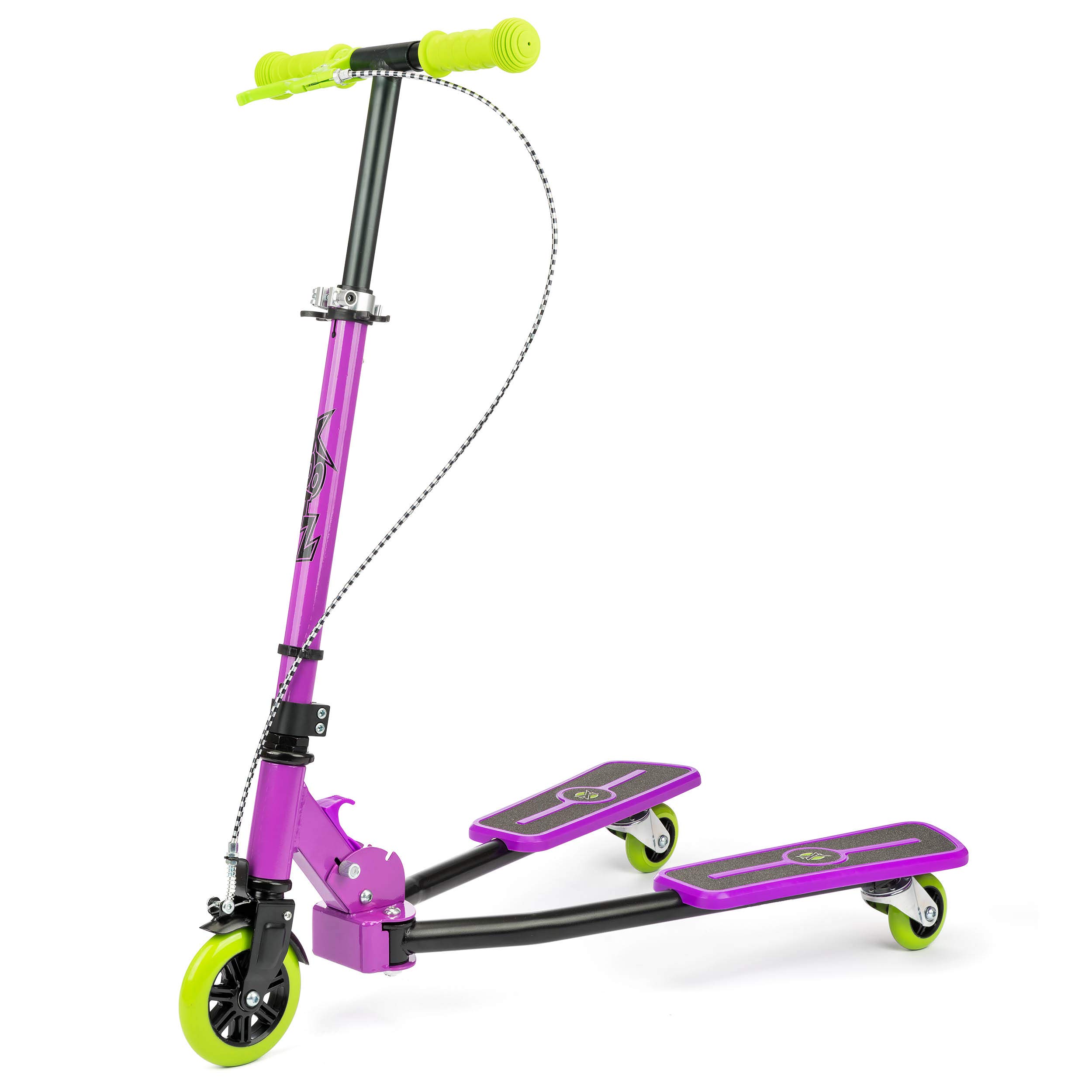 Buy Xootz Kids Y Flicker Scissor Scooter, Folding 3 Wheel Tri Drifter ...