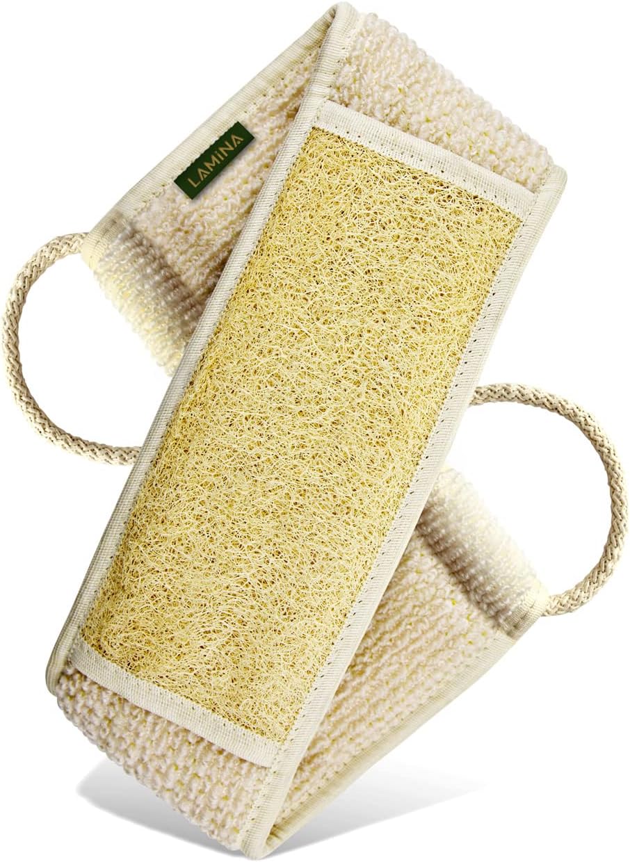 Lamina Natural Loofah Back Brush, Natural Loofah 70 cm, Sponges with ...