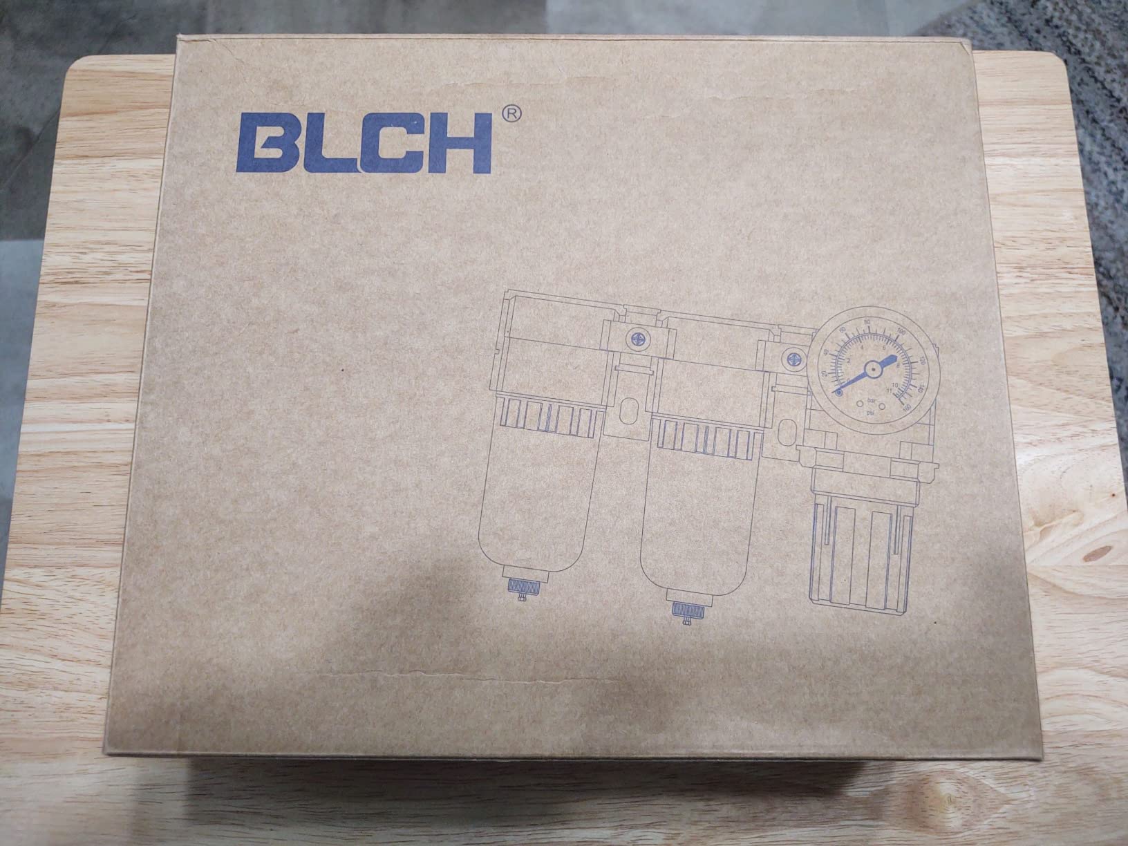 $10/mo - Finance BLCH 3/8" NPT Air Compressor Filter - Double ...