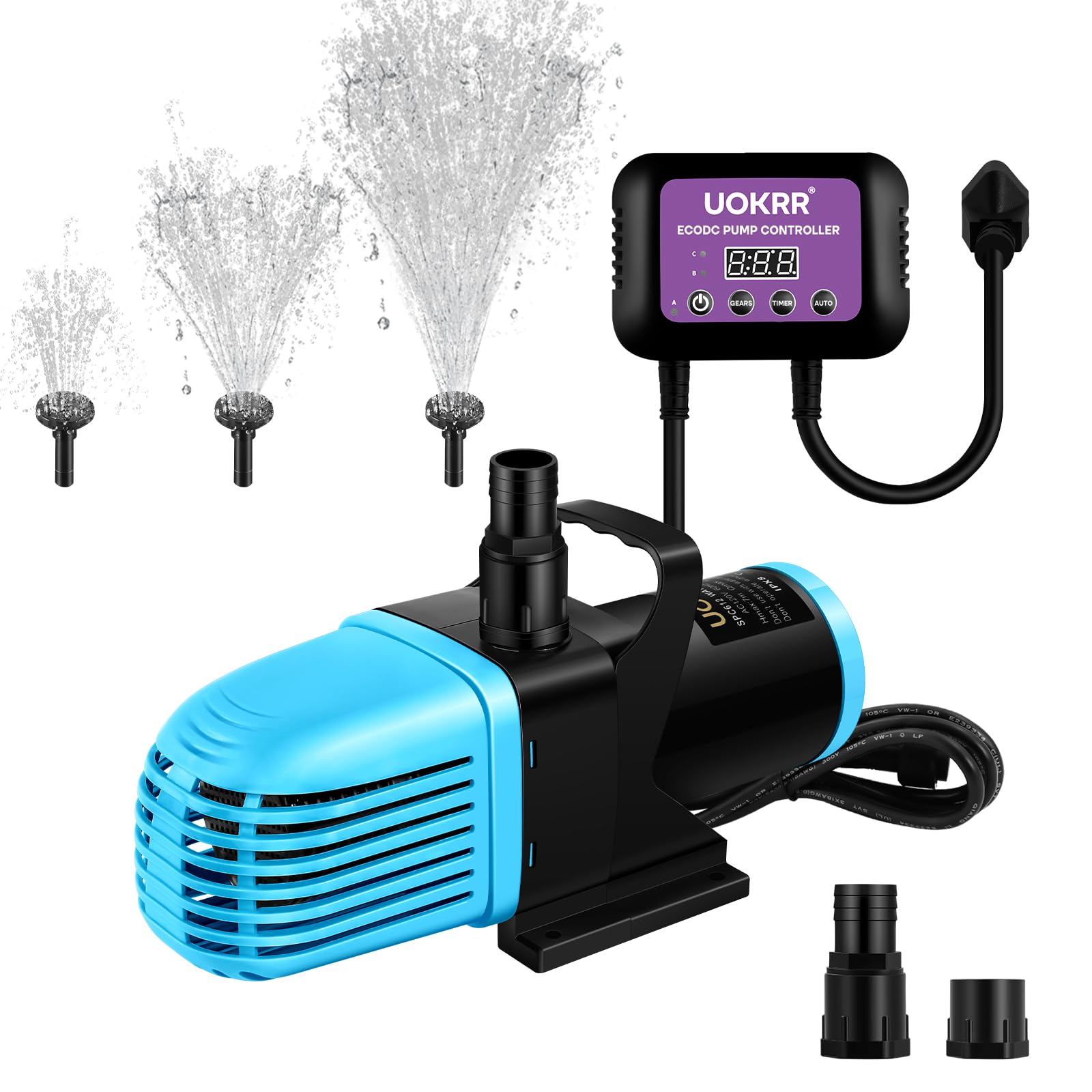 Amazon.com: UOKRR Dance Fountain Water Pumps Submersible Outdoor, 2200 ...