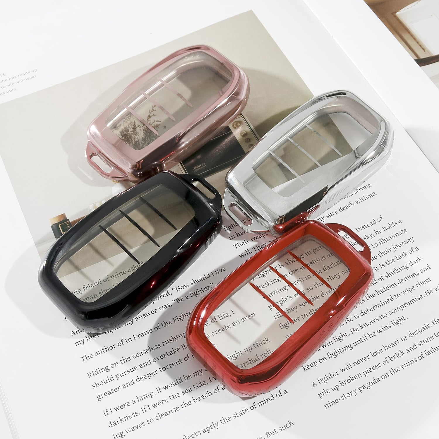 Snapklik.com : REMOCH For Toyota Key Fob Cover For 2025 Camry 2020-2025 ...