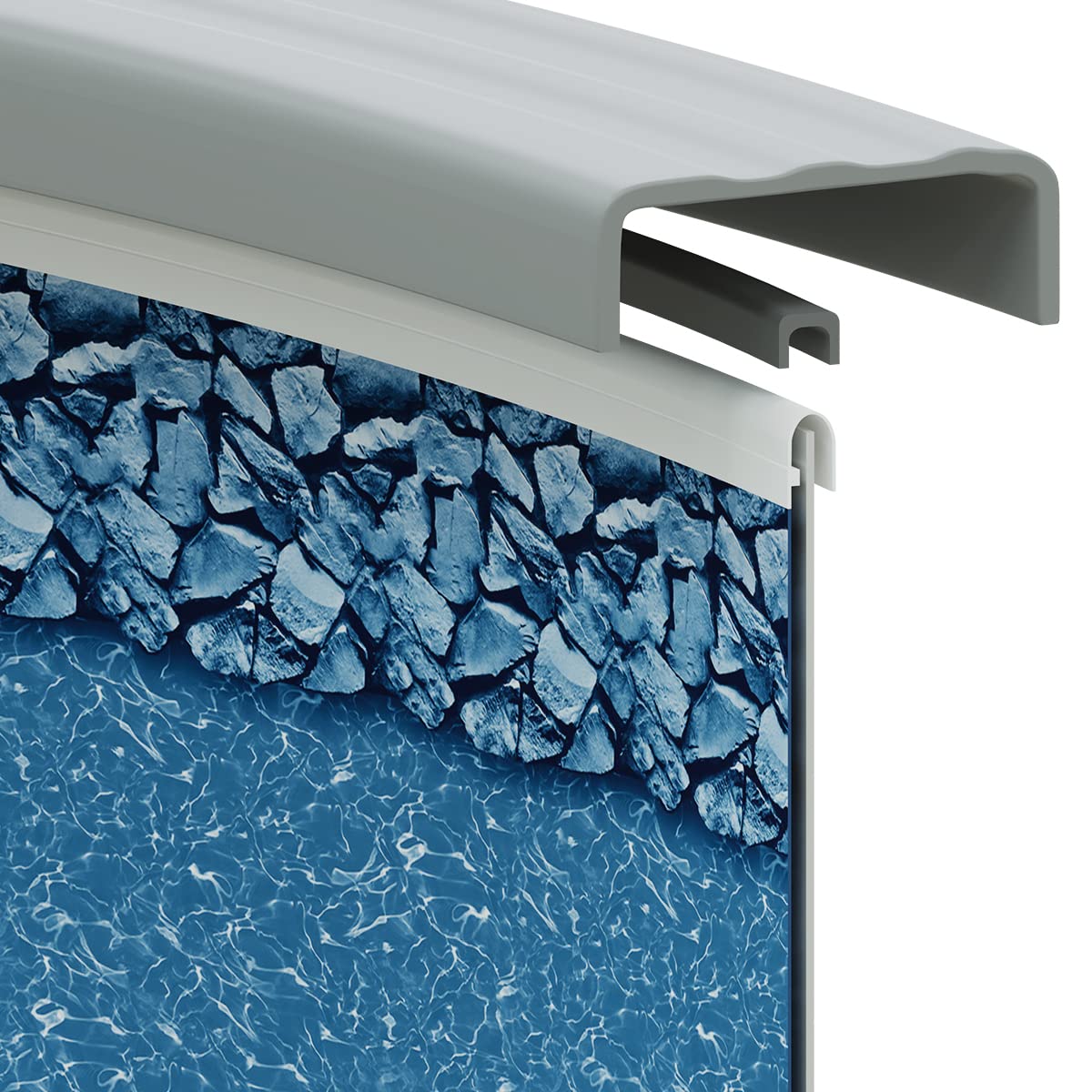 Snapklik.com : Pureline 24 Foot Round Dual Bead Pool Liner
