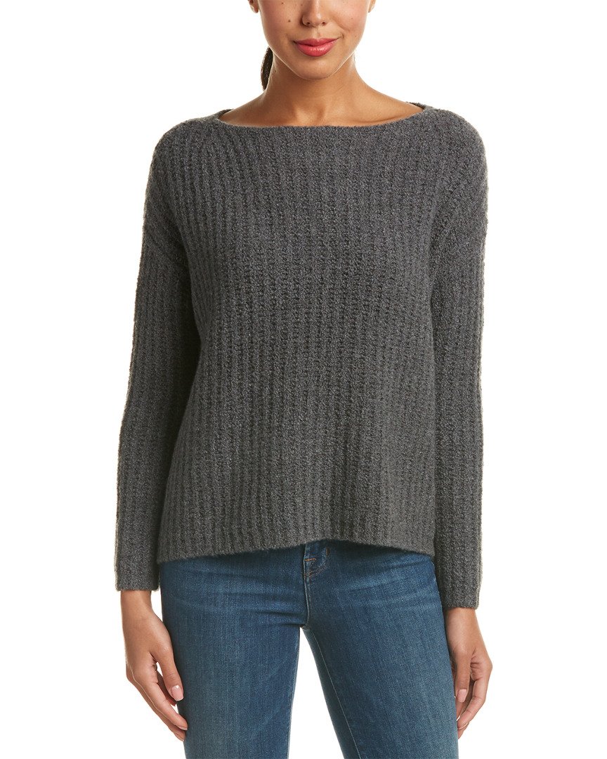 Buy Vince Women's Ladder Stitch Funnel, Charcoal, L at Amazon.in