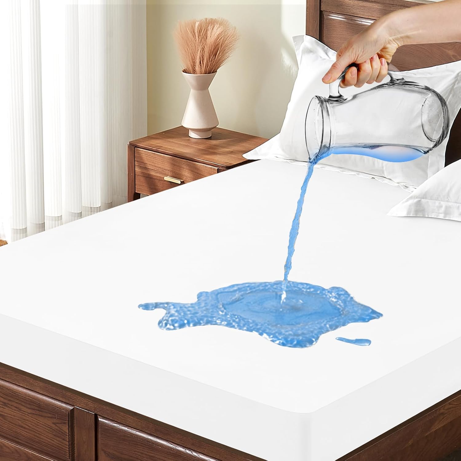 Amazon.com: Twin Mattress Protector Waterproof, Breathable Mattress ...