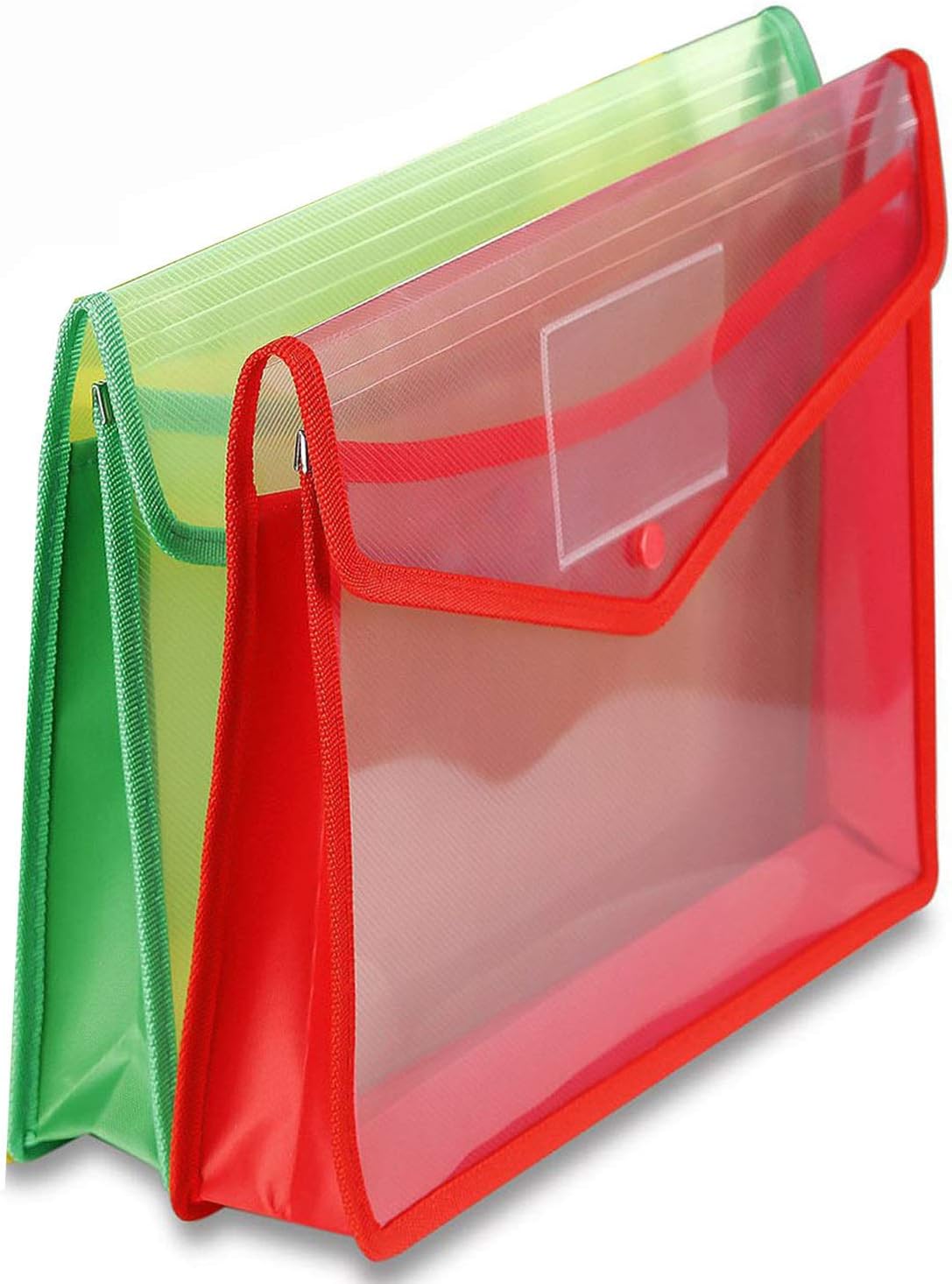 GreatDio Transparent Poly-Plastic A4 Documents File Storage Bag ...