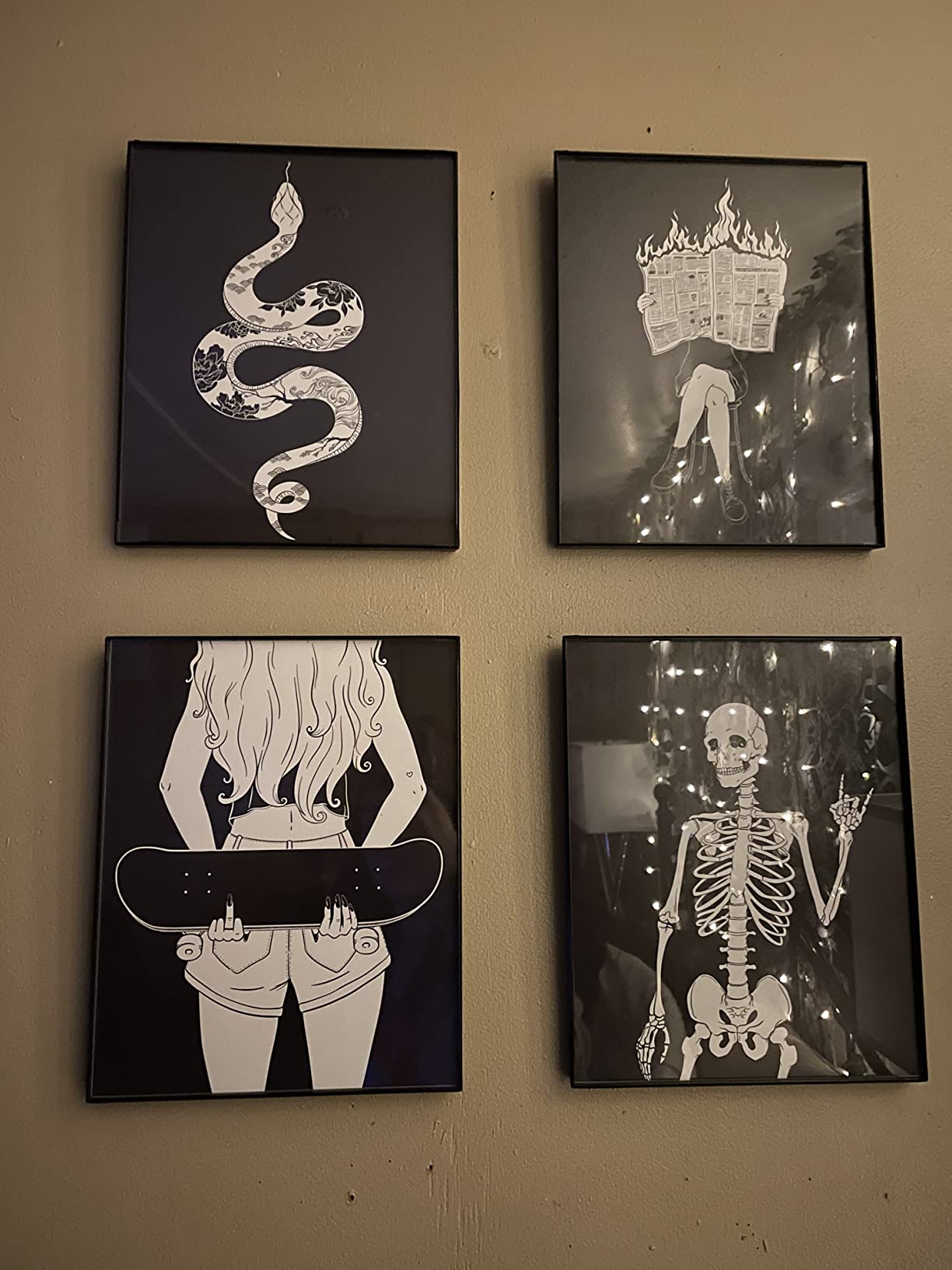 $3/mo - Finance Edgy Black and White Art Prints - By Haus and Hues ...