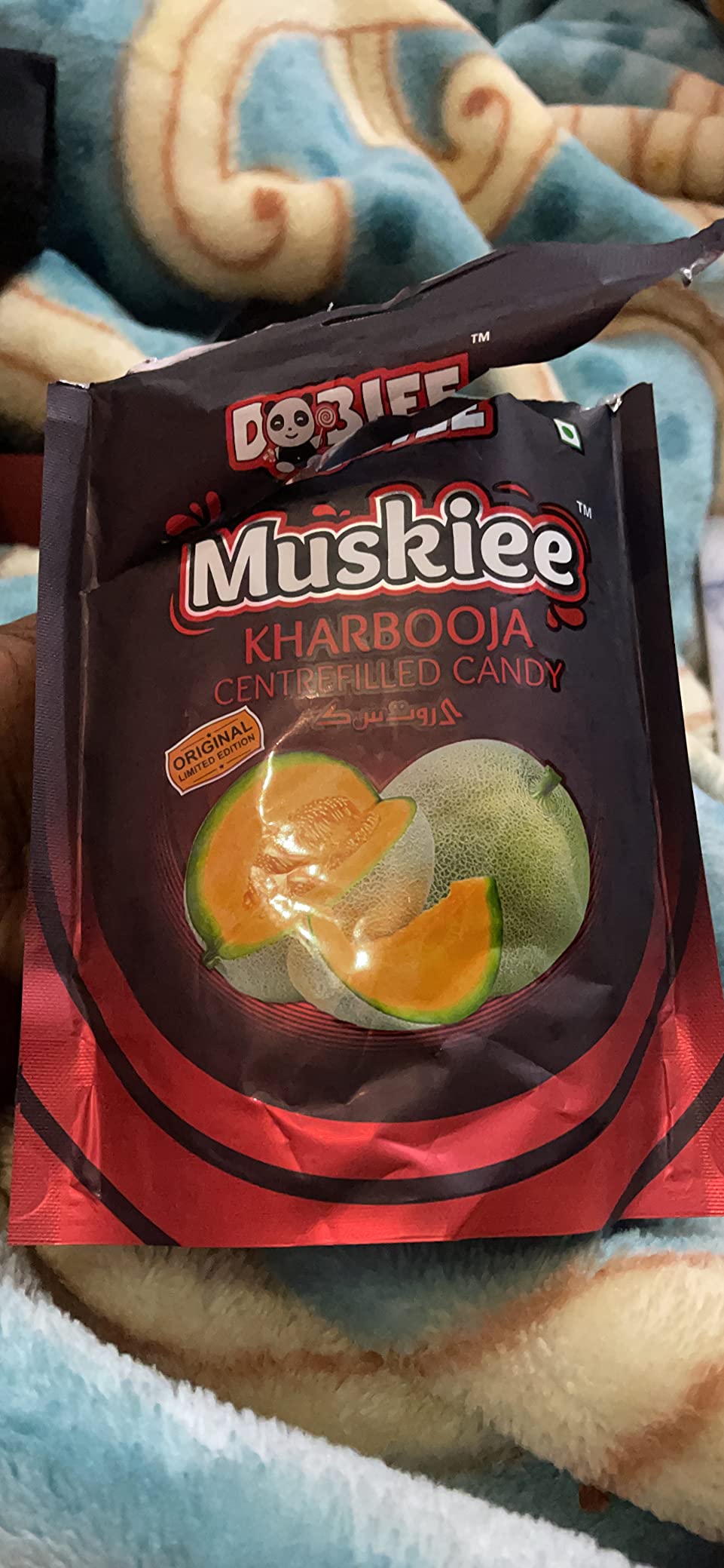 DOBIEE Muskiee Muskmelon Fruit Flavoured Candy 300 Candies | Kharbuja ...
