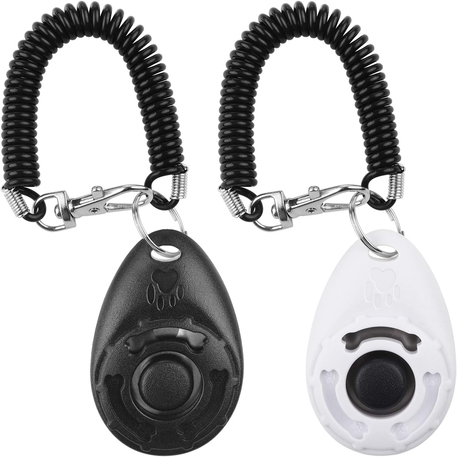Diyife Dog Clicker, [ 2 PCS, Multi-Color] Training Clicker with Wrist ...