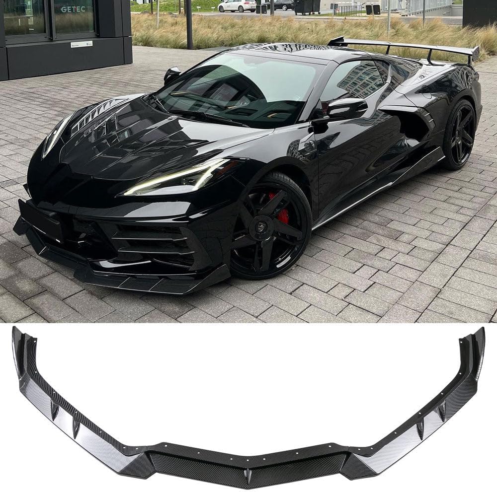 Amazon.com: AUTRAGO Front Bumper Lip Splitter Spoiler Compatible with ...