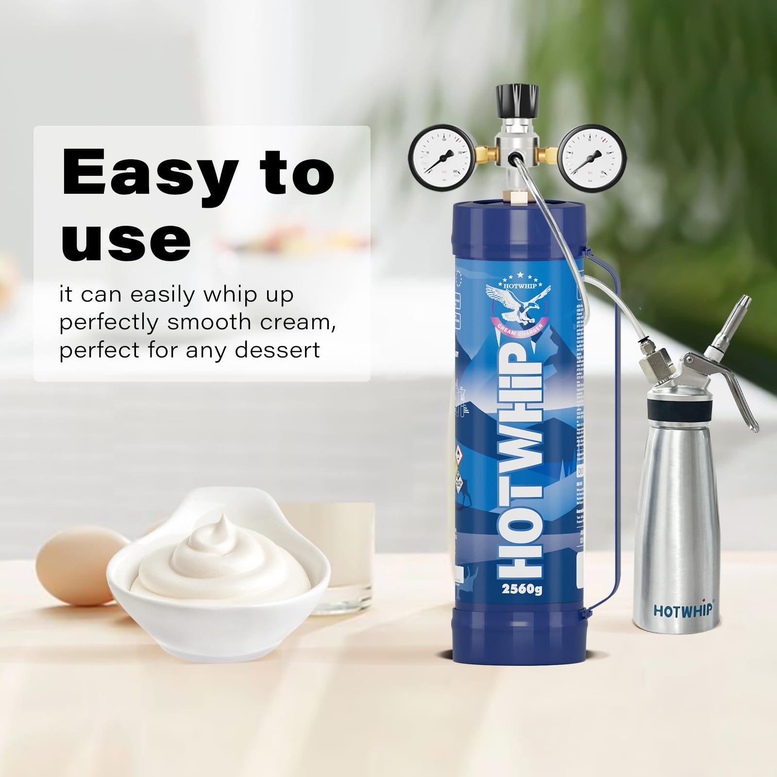 Whipped Cream Charger Tank Standard Whipped Cream Chargers 640g (3 Pack ...