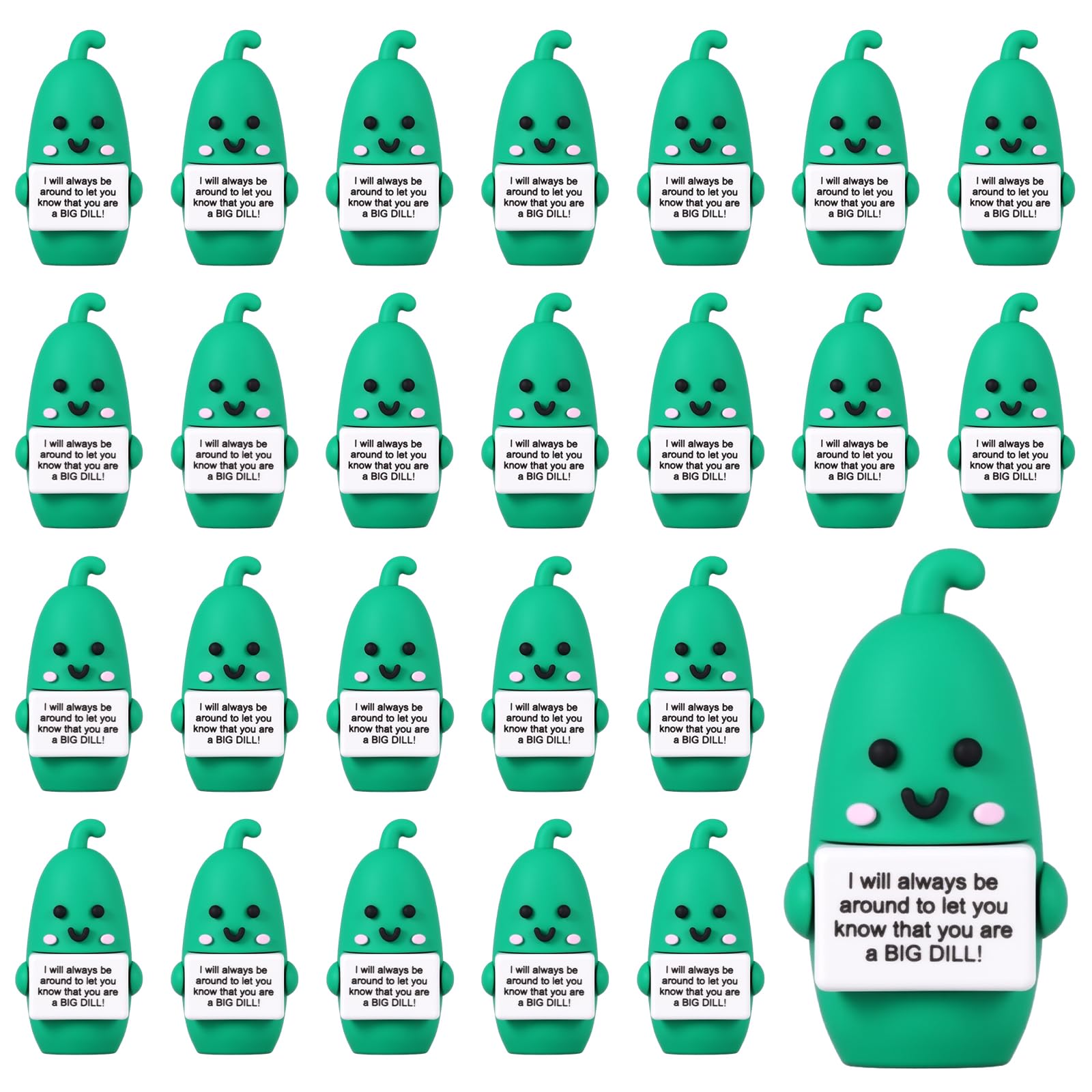 Snapklik.com : 25 Pcs Mini Rubber Pickle Toys Positive Gifts Mini ...