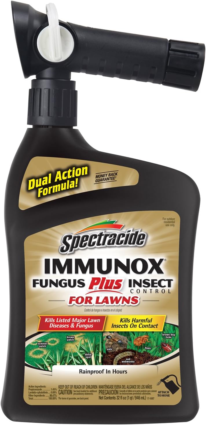 Amazon.com : Spectracide Immunox Fungus Plus Insect Control for Lawns ...