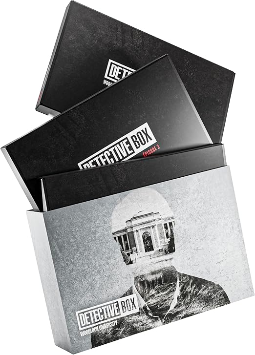 Detective Box - Woodlock University - Immersive Game - Murder Mystery ...