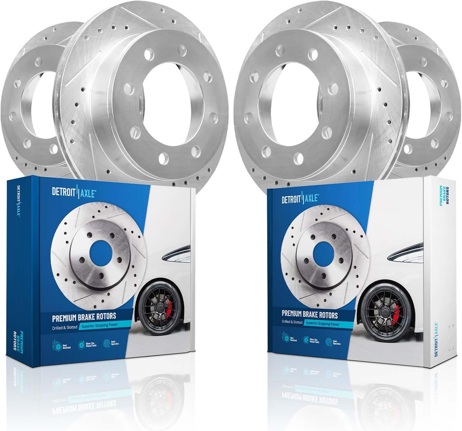 Amazon.com: Detroit Axle - Brake Rotors for Chevrolet GMC Silverado Sierra Express Savana 2500 ...