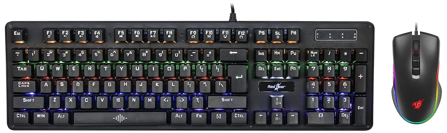 Amazon.in: Buy Redgear Shadow Amulet Mechanical Keyboard with Clicky ...