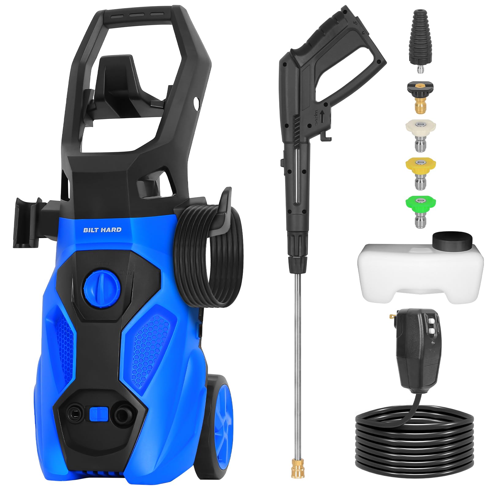 Amazon.com : 2465 PSI 1.76 GPM Electric Pressure Washer, 2000W Power ...