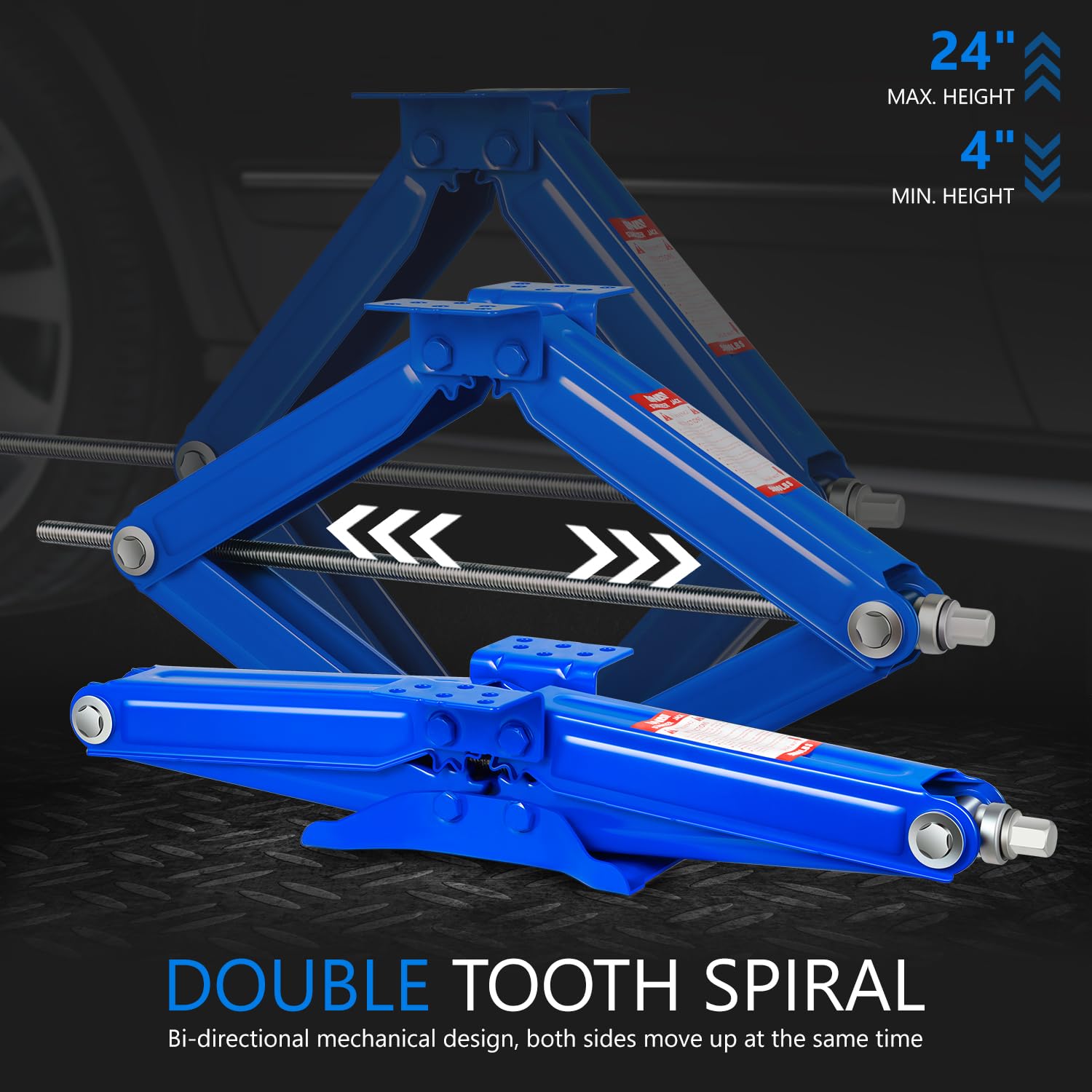 Snapklik.com : DNA MOTORING 2-Pack 5000lbs RV Trailer Stabilizer ...