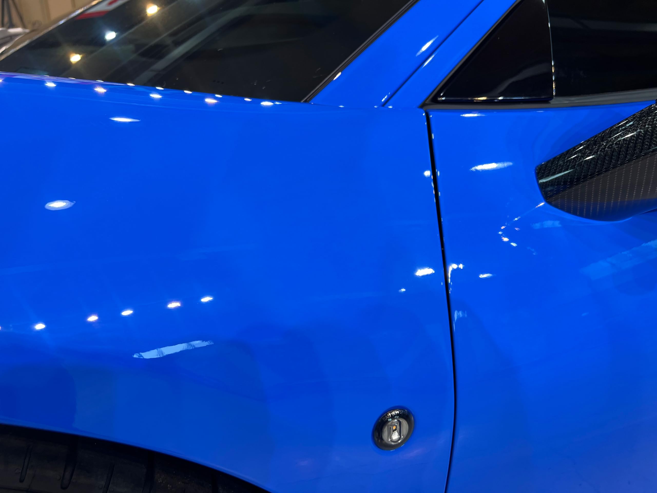 Snapklik.com : ColorFusion PPF By , Gloss Shark Blue Dry Apply PPF Vinyl Car Wrap Roll 1.3ft X 5ft