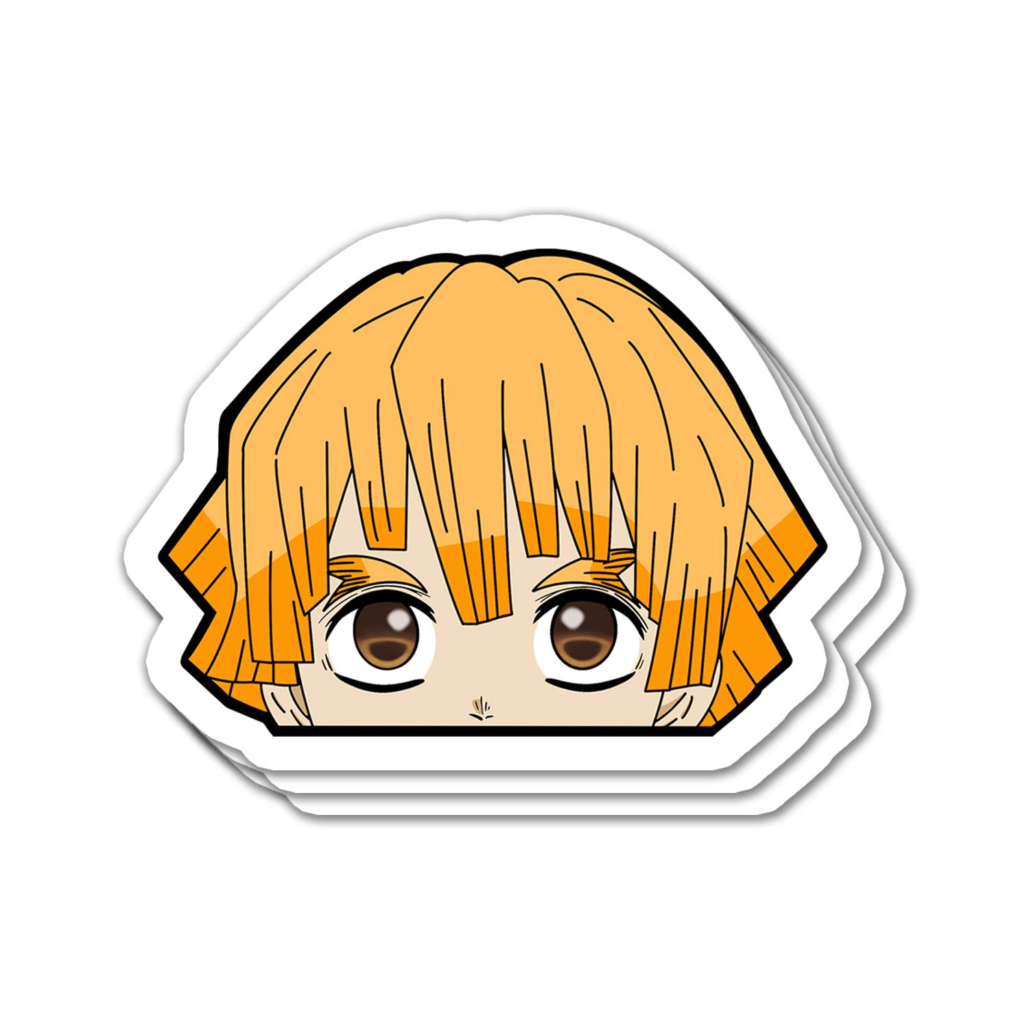 Buy Lopenuter Demon Slayer Zenitsu Straightforward Eyes Japanese Anime ...